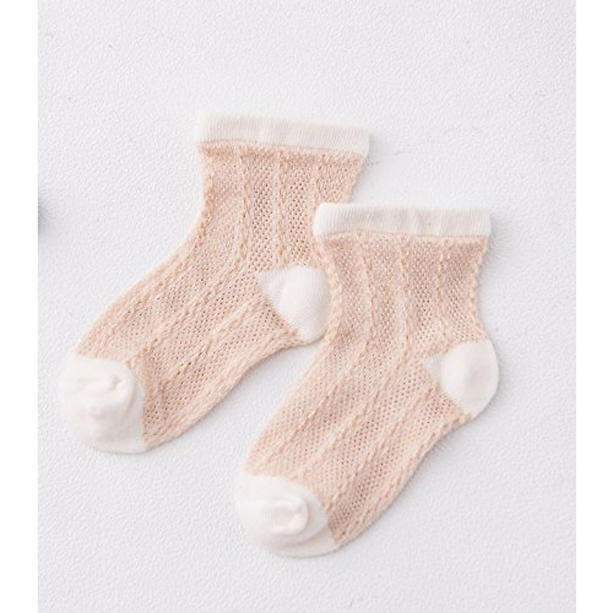 GZMM Newborn Baby Organic Cotton Socks 5 Pairs Pack For 0-6months