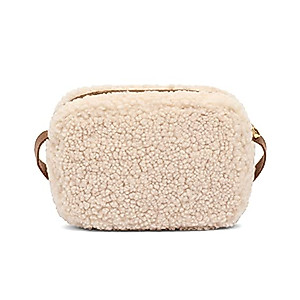 UGG womens Janey Ii Sherpa Cross Body Bag, Natural, One Size US
