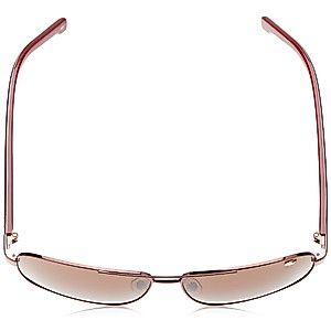 Lacoste Men's L162S Rectangular Sunglasses, Brown/Brown, 61 mm