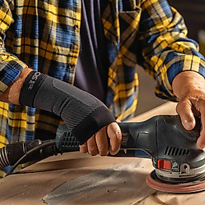 OrthoSleeve Newly Redesigned Patented WS6 Compression Orthopedic Brace - Compression Wrist Sleeve for Boosting, Pain Relief, Arthritis, Carpal Tunnel