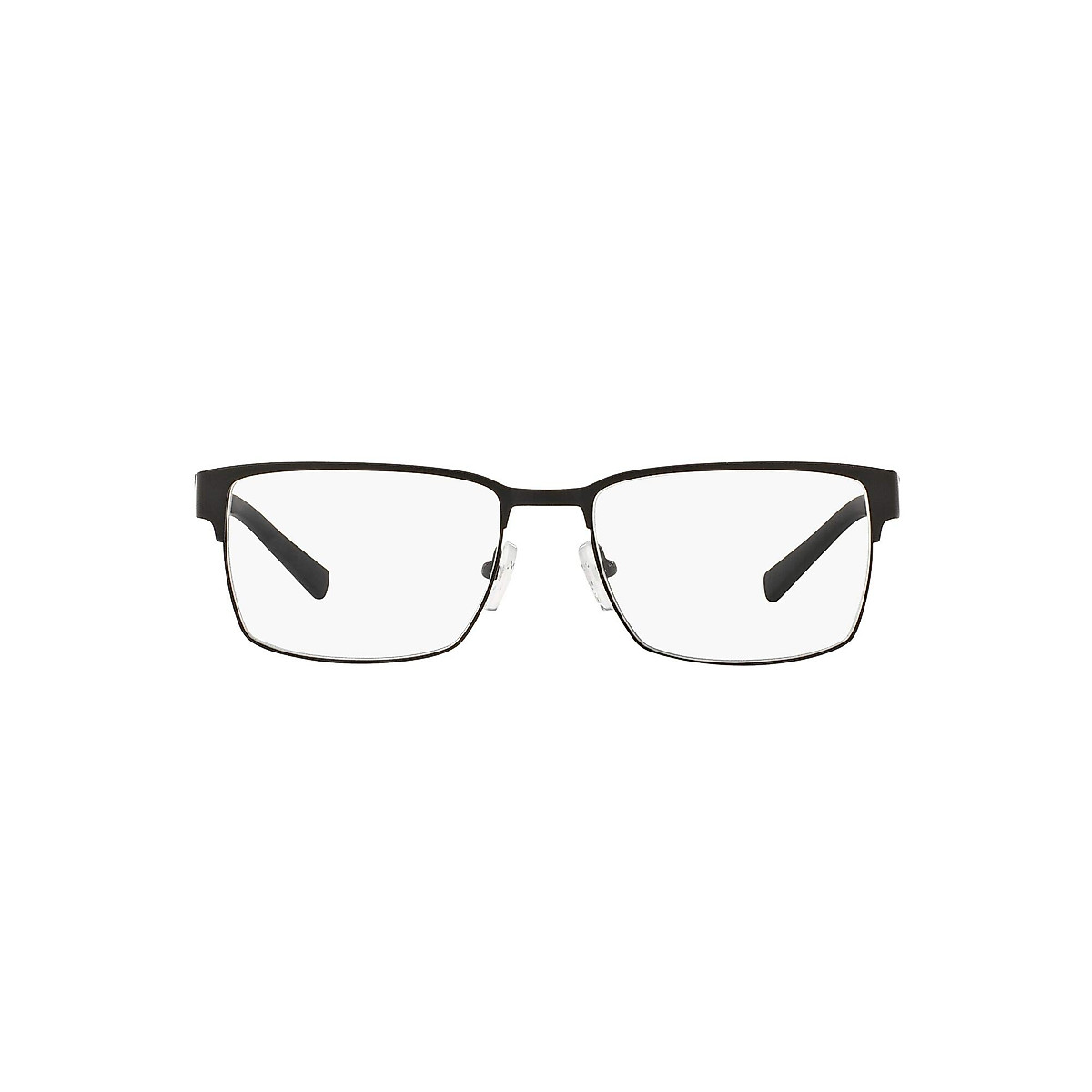 A|X ARMANI EXCHANGE Men's AX1019 Square Prescription Eyeglass Frames, Matte Black/Demo Lens, 54 mm