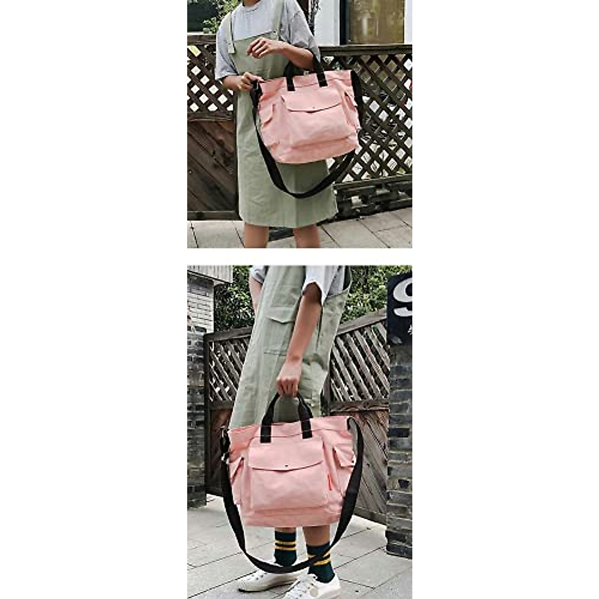 Tote Bag Women Large Satchel Bag Casual Student Handbag Crossbody Bag Trendy Shoulder Bag
