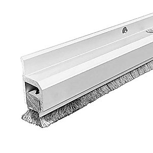 Adjustable Door Sweep (7552CA) with Pile Brush, 9/16”w x 1.31”h (48")