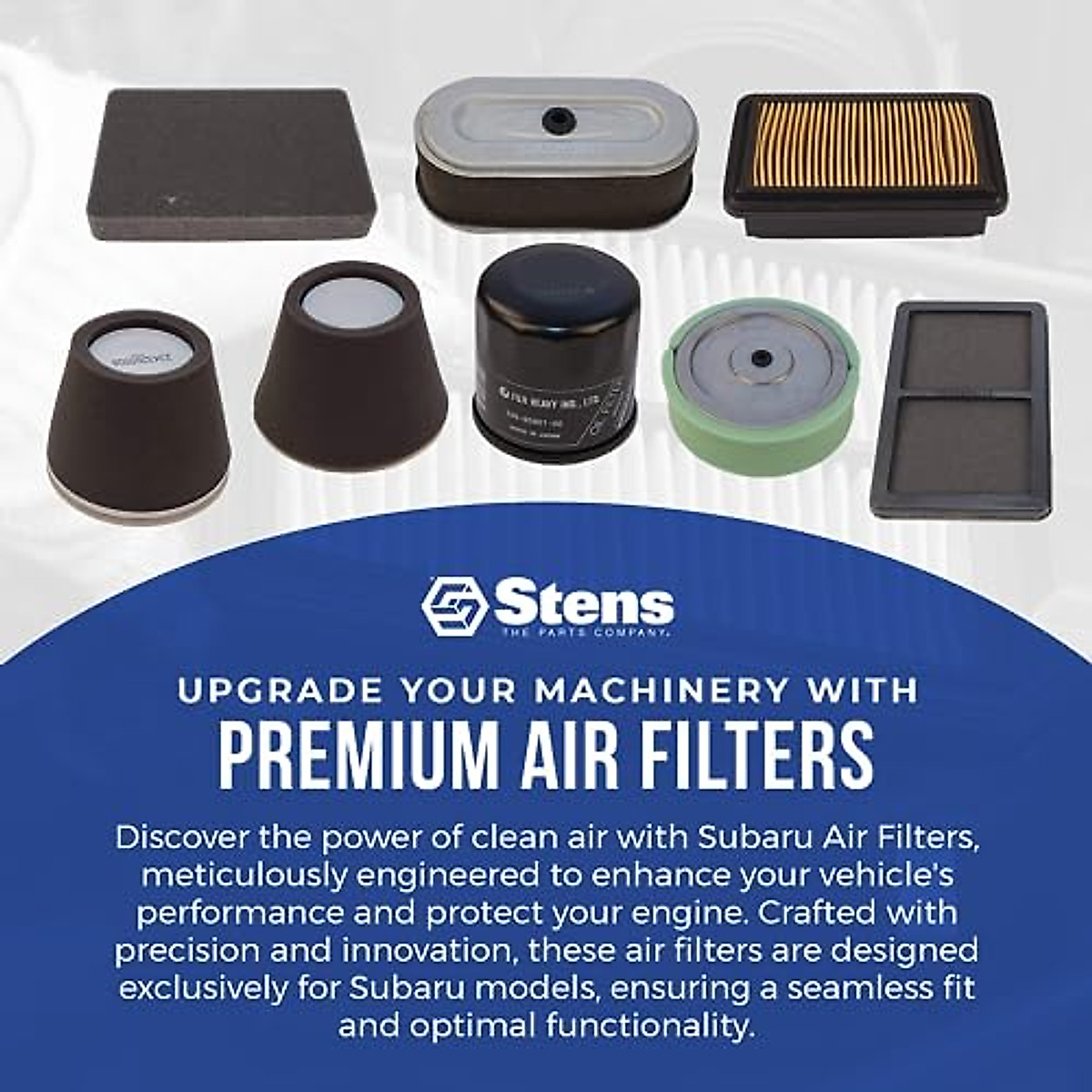 Stens Air Filter Combo 058-013 Compatible with/Replacement for Subaru 234-32607-07
