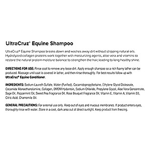 UltraCruz Equine Horse Shampoo, Conditioner and Fly & Tick Spray Bundle, 32 oz Each