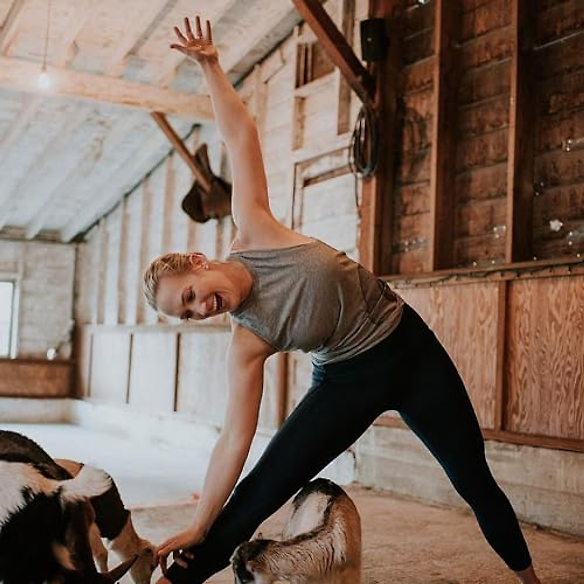 GAYHAY 3 Pack Leggings for Women - High Waisted Tummy Control Workout Yoga Pants Gym Running Activewear Compression Black Leggings