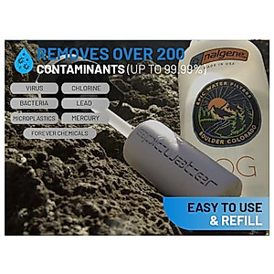 Epic Vostok | Vacuum Insulated Water Bottle with Filter | USA Made Filter | Dishwasher Safe | Stainless Steel | BPA Free Water Bottle | Removes 99.9% Tap Water Contaminants | Coldest | Simple | Modern