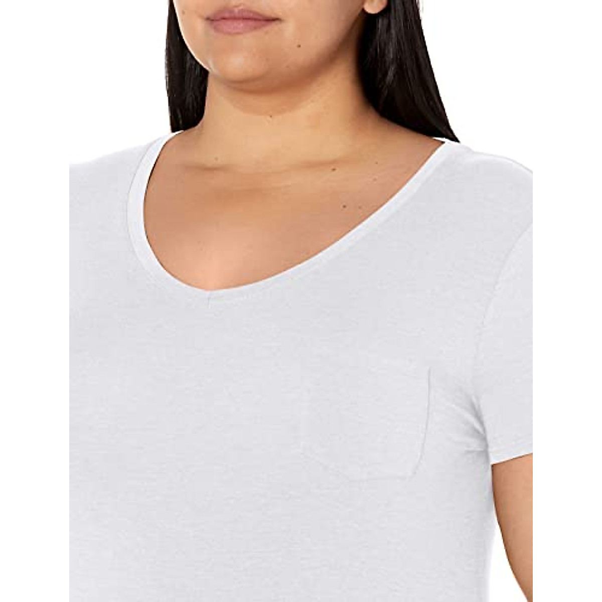 prAna Women's Foundation Short Sleeve V-Neck T-Shirt, White, Small