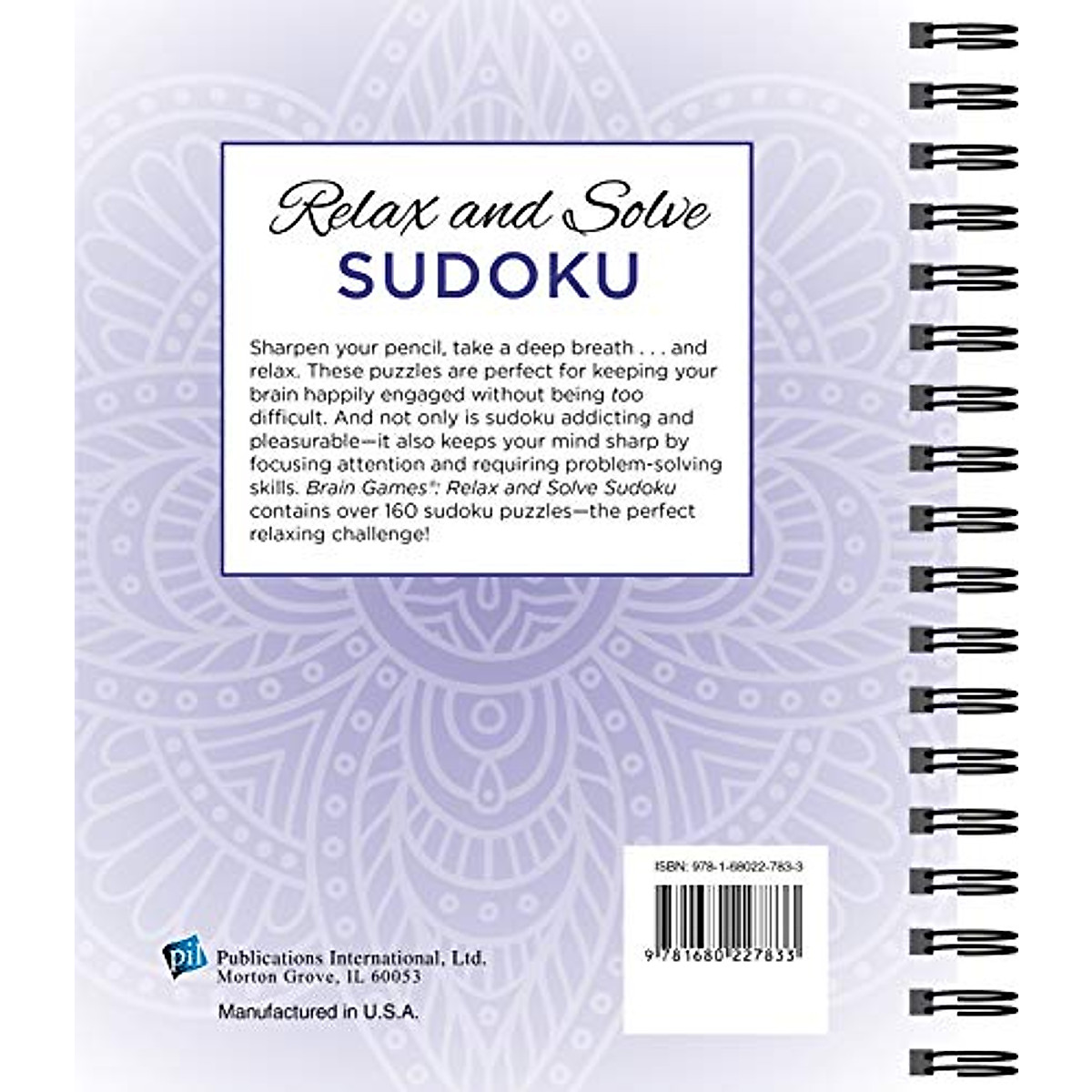 Brain Games - Relax and Solve: Sudoku (Purple)