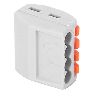 Wire Quick Connector,10pcs PCT-214 Wiring Connectors Terminal Blocks 4 Way Lighting Electrical Cable Fast Connection