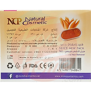 MIM hair remover, 100% natural, Slice new pack, 60-gram box (pack of 12)
