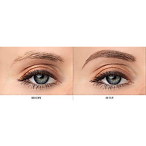 Physicians Formula Eyebrow Retractable Slim Definer Brow Pencil, Medium Brown, Dual-Sided Brow Brush, Fine Tip, Shapes, Defines, Fills | Dermatologist Tested, Clinicially Tested