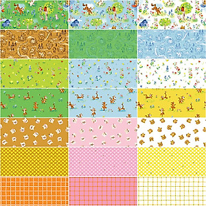Jill Howarth 100 Aker Woods 5" Stacker 42 5-inch Squares Charm Pack Riley Blake Designs 5-15170-42
