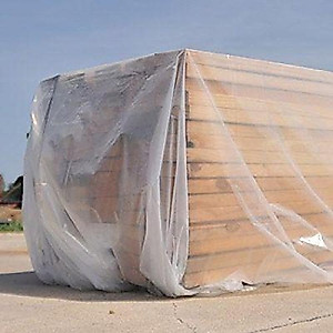 Plastic Sheeting (10' x 25') Long, 6 Mil - UV Protection Poly Sheeting Polyethylene Film, Heavy Duty Greenhouse Plastic Sheeting