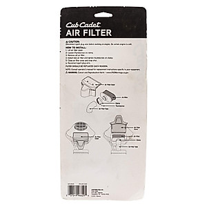 CUB CADET 490-200-C022 Air Filter Ultima ZT1 ZT2 Enduro XT2 RZT46 RZT50 RZT54 Mowers