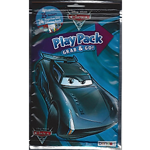 Disney Cars 3 Grab n Go Play Packs Bundle (12 Pack) Party Favors and 12 "Thank you" Cards