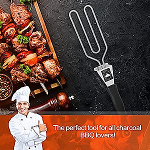 Phoenix Pit Electric Charcoal Starter 650W | 6.56 ft Extension Cord Included | Best Fire Igniter for Coal Wood Lump Briquettes | Great BBQ Tool kit Accessory