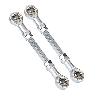 2pcs Steering & Suspension Kit150mm/170mm 8mm,Steering Tie Rod Kit Ball Joint ATV Kart Accessory Compatible with Electric Mini ATV Kart