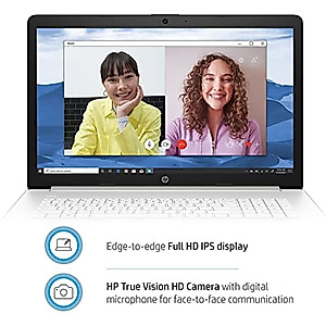 HP Pavilion 17.3-inch IPS FHD Laptop (2022 Model), Intel Core i5-1135G7 (Beats i7-1065G7), Iris Xe Graphics, 8GB RAM, 512GB PCIe SSD, Backlit Keyboard, Webcam, Win 11, Natural Silver