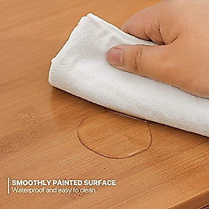 MoNiBloom Rattan Shoe Cabinet with 3 Drawers Rattan Pattern Free Standing Shoe, Shelf Storage Rack with Flip Doors & Drawer for 28-32 Pairs for Living Room, Entryway and Hallway, Brown