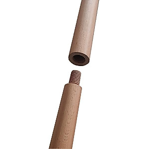 Yoga Stick | Multipurpose Wooden Pranayama Stick | Lung Opener for Fuller Breathing | Posture Corrector and Flexibility Enhancer | Detachable Robust Yoga Pole