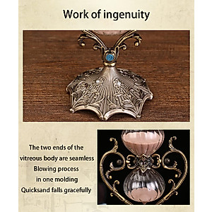 FEMUN,Hourglass Decor,Hourglass,Sand Timer,Hour Glass with Sand-Applicable Gift Occasion,Wedding,Birthday,Graduation. Suitable for Gift-Giving Relationship, Juniors, Couples, Colleagues, Friends.