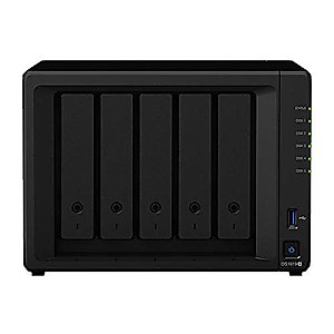 Synology DiskStation DS1019+ iSCSI NAS Server with Intel Celeron Up to 2.3GHz CPU, 8GB Memory, 20TB HDD Storage, DSM Operating System