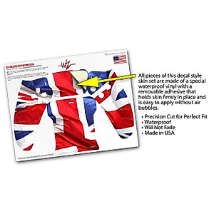 WraptorSkinz Skin Wrap compatible with Sony PS5 DualSense Controller Union Jack 01 (CONTROLLER NOT INCLUDED)