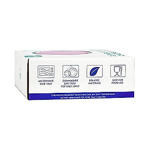 Lehoo Castle Bento Lunch Box for Kids, Large Kids Lunch Box with Cutlery＆4 Compartments＆Silicone Handle, Leak-proof Portable 1.3L Lunchbox Bento for Kids BPA-free Easy Opened (Blue)