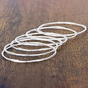 SF 6PCS Pre Tied Loop Fly Tapered Leader Nylon Fly Fishing Trout Leader Line 7.5FT-5X