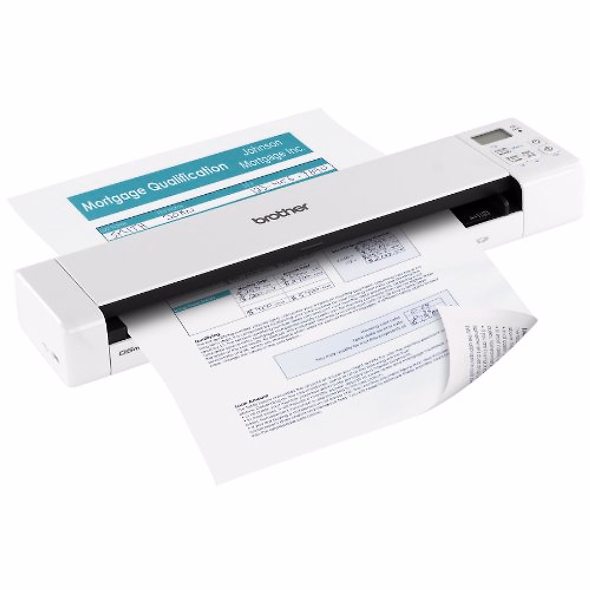 Brother Wireless Mobile Color Page Scanner, DS-920W, Wi-Fi Transfer, Fast Scanning Speeds, Compact and Lightweight