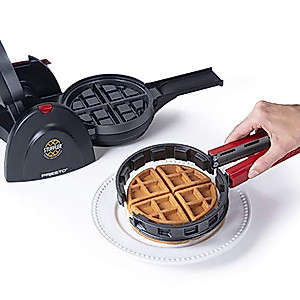 Presto 03512 Stuffler Stuffed Waffle Maker, Belgian, Large, Black