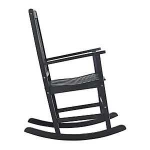 SAFAVIEH Outdoor Collection Barstow Teak Rocking Chair