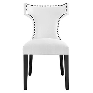 Modway Curve, Dining Chair, White