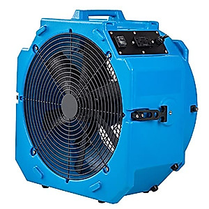 MOUNTO Mt4000A 1/4hp 4000cfm Axial Air Mover Floor Dryer Drum Fan