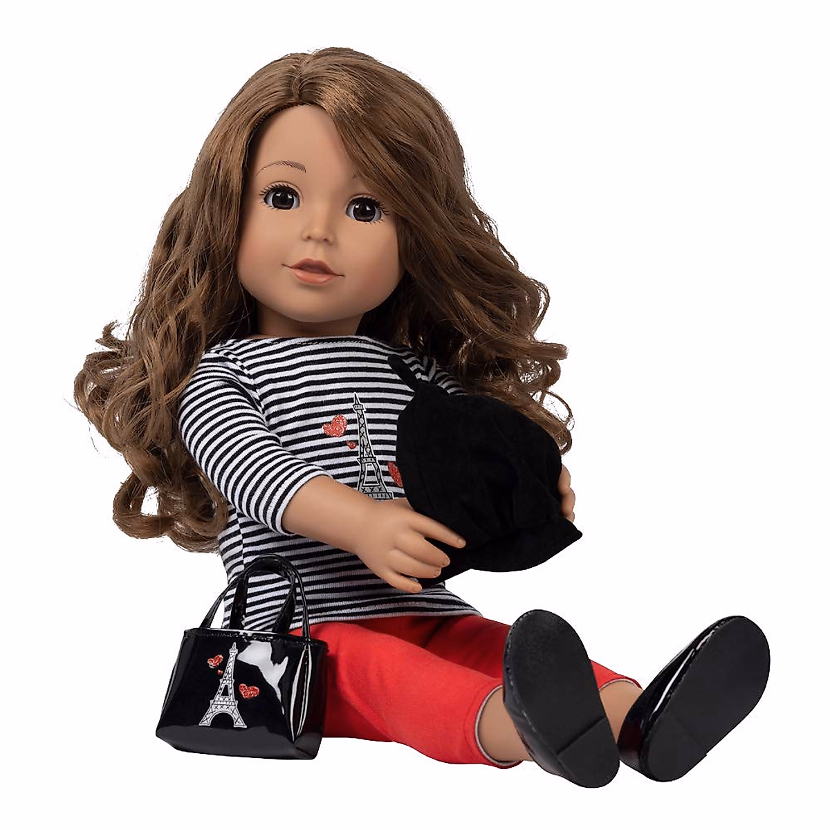 ADORA Amazon Exclusive Amazing Girls Collection, 18” Realistic Doll with Changeable Outfit and Movable Soft Body, Birthday Gift for Kids and Toddlers Ages 6+ - Super Hero Astrid