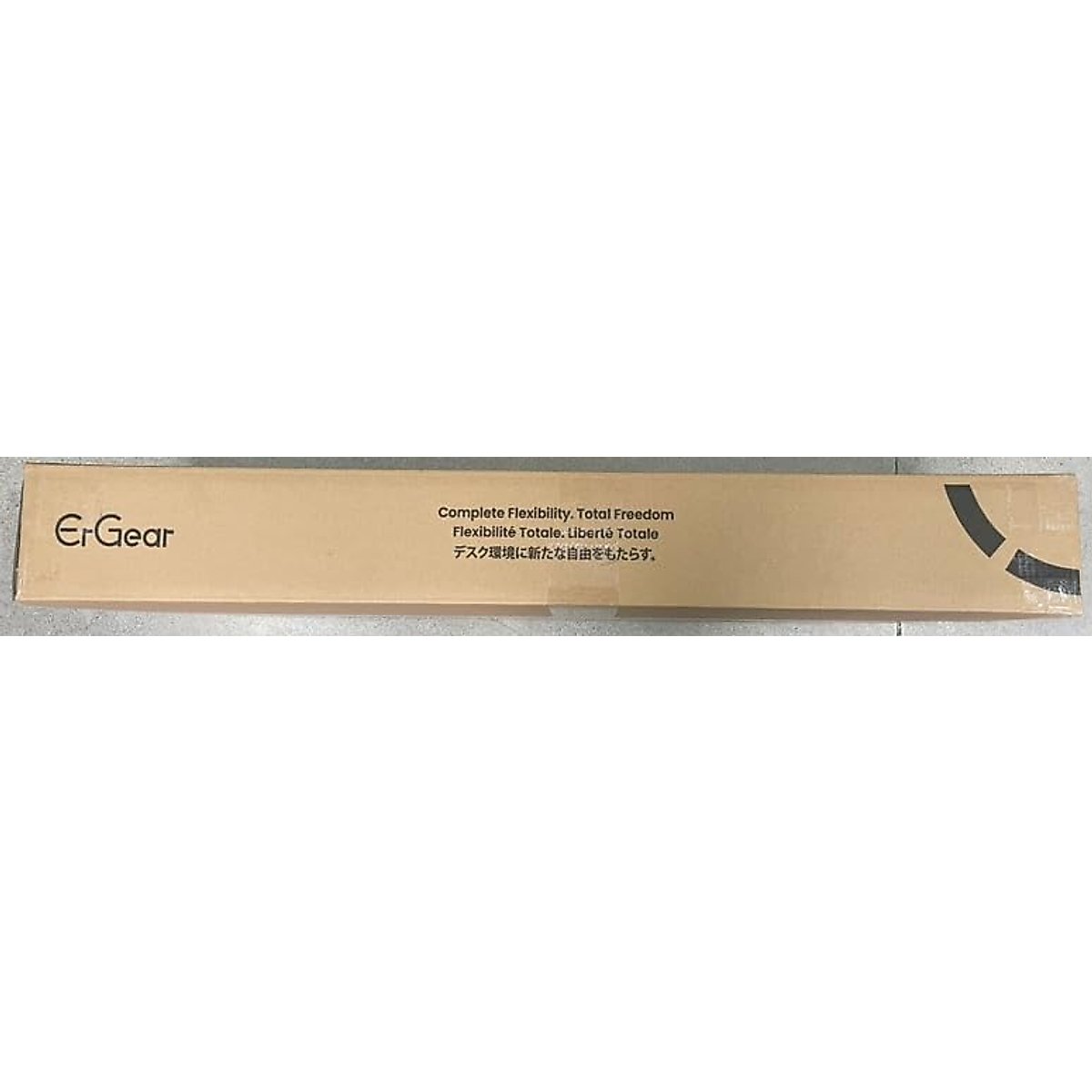 ErGear Standing Desk Frame [Dual Motor] Electric Adjustable Legs Compatible Desktop Size 44″-90″, 264 lbs Weight Capacity, 4 Memory Height Settings Stand up Desks Frame Workstation, Black Frame Only