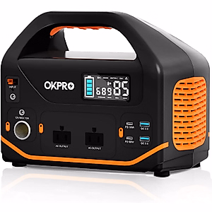 T POWER 15V Charger for Rockpals Rockpower NinjaBatt Okpro Portable Power Station 200W 250W 300W & 500 Watt Solar Generator Ac Dc Adapter Power Supply