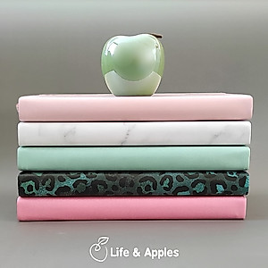 Life & Apples Growth Planner - Daily Planner for Productivity, Time Management and Goals - Undated 13 Weeks Goal Planner with Gratitude, Goal Focus and Hourly Agenda (Black)