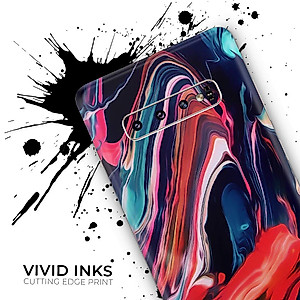 DesignSkinz Blurred Abstract Flow V55 Protective Vinyl Decal Wrap Skin Cover Compatible with The Samsung Galaxy S20 (Screen Trim & Back Glass Skin)