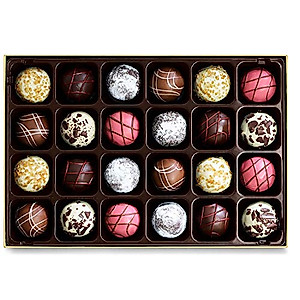 Godiva Chocolatier Patisserie Dessert Truffles Assorted Chocolate Gift Box, 24-Ct, 16.04 oz