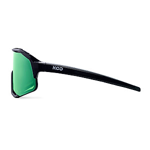KOO Demos Sunglasses I Performance Eyewear for Road, MTB Cyclists & Cyclocross Sports - Black Green