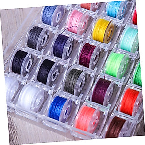 TEHAUX Home Sewing Machines 25 Pcs Bobbin Case Bobbin Winder Bobbin Thread Bobbin Storage Bobbin Holder High Speed Home Sewing Machine