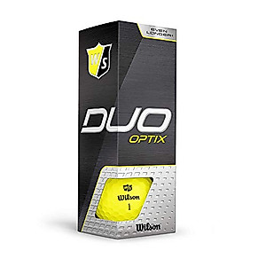 WILSON Staff Duo Optix Golf Ball - Yellow