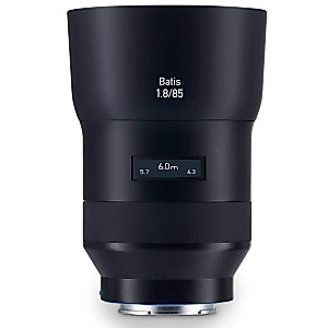 ZEISS Batis 85mm f/1.8 Lens for Sony E Mount Mirrorless Cameras, Black