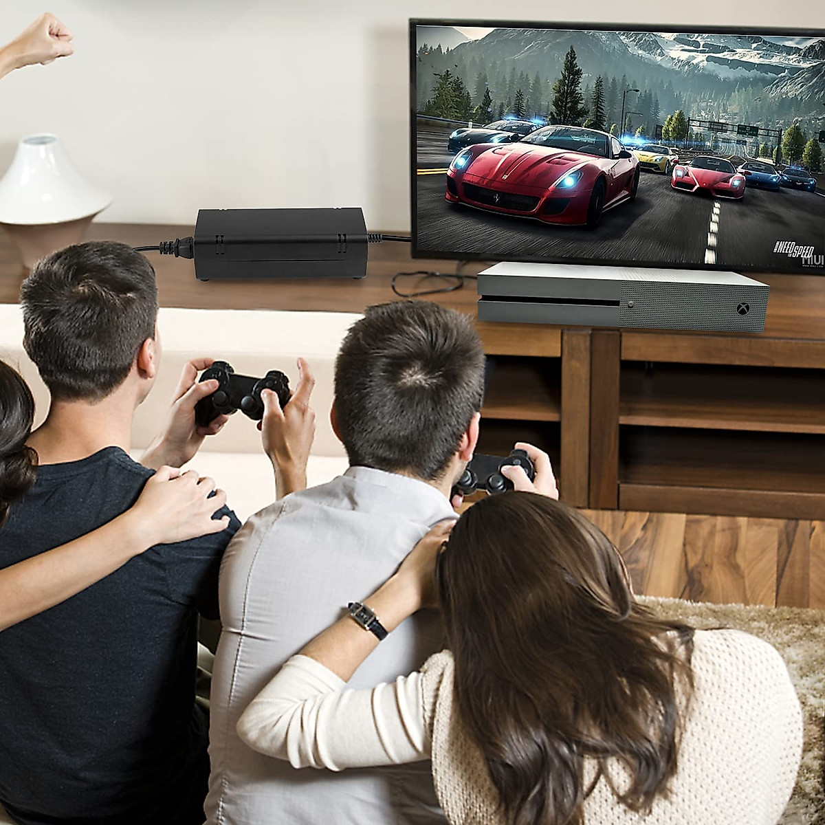 OSTENT US AC Adapter Charger Power Supply Cable Cord for Microsoft Xbox 360 E Console