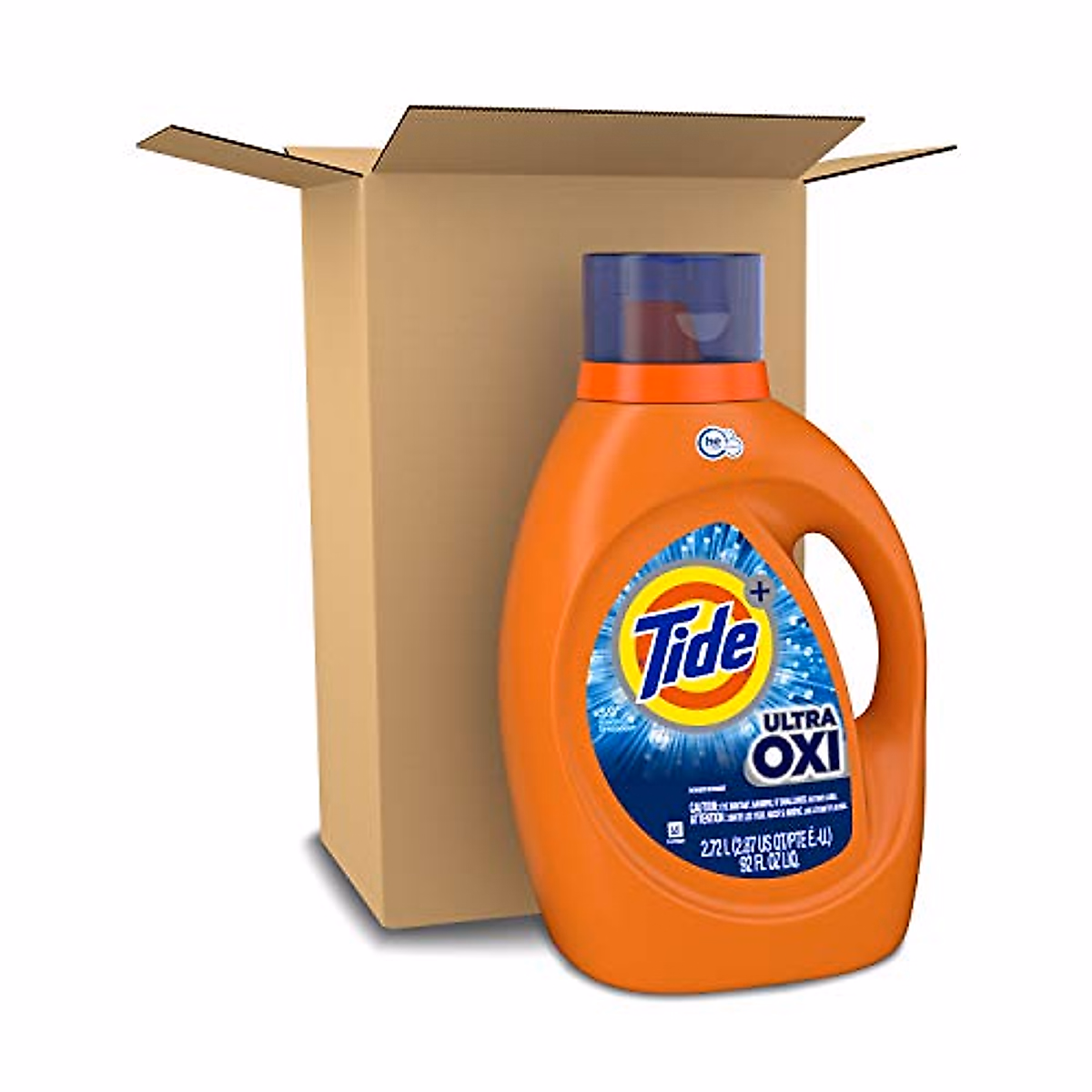 Tide Ultra Oxi Laundry Detergent Liquid Soap, High Efficiency (He), 59 Loads, 92 Fl Oz (Pack of 1)