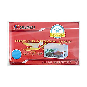 POPETPOP 2pcs Fish Hatchery Breeder Box Aquarium Separation Net Nylon Incubator Mesh - Large Size