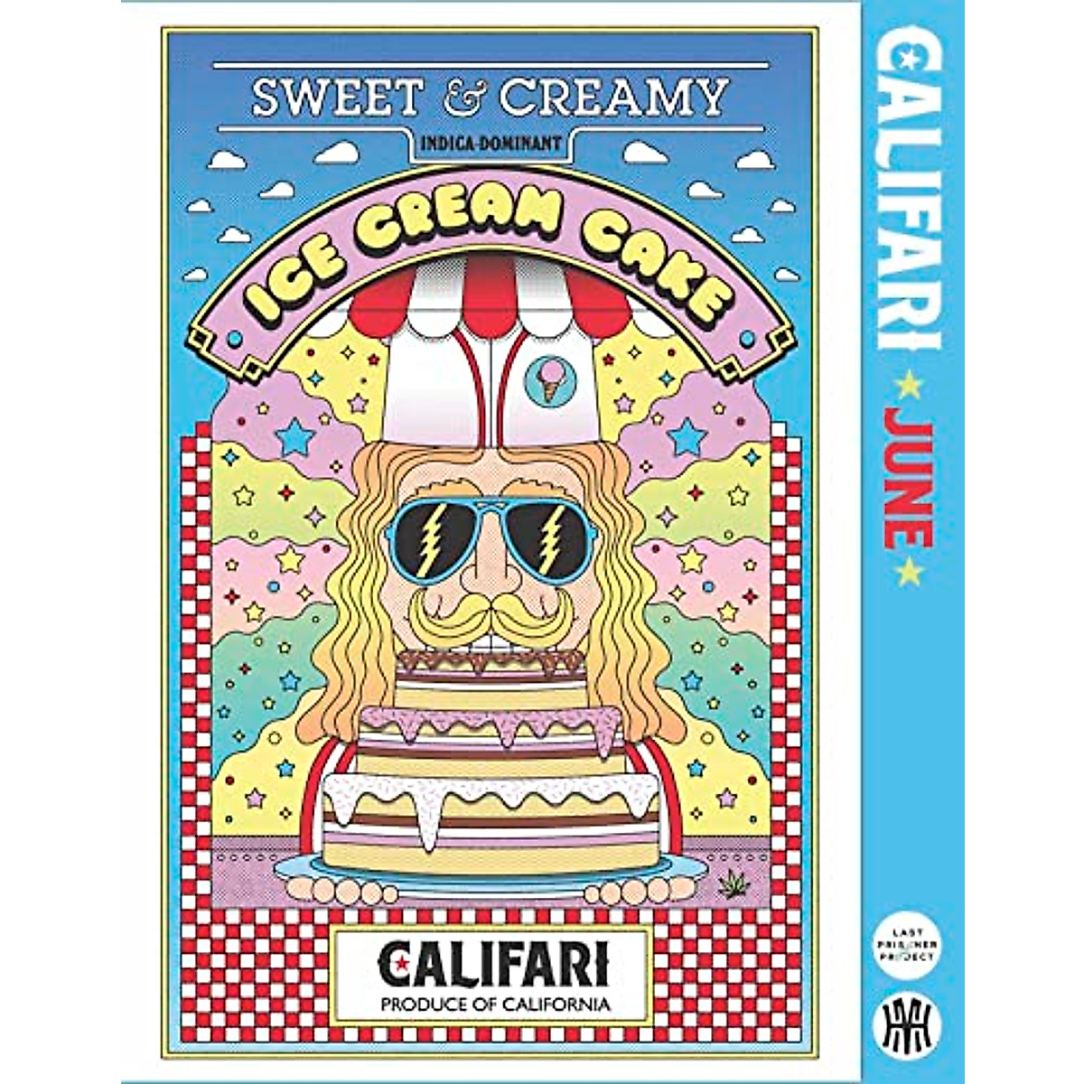 Califari Strain Art Print 2023 Calendar - Wall Art for Dorm, Store, Dispensary, or Smoke Shop - Home Office and Stoner Room Decor