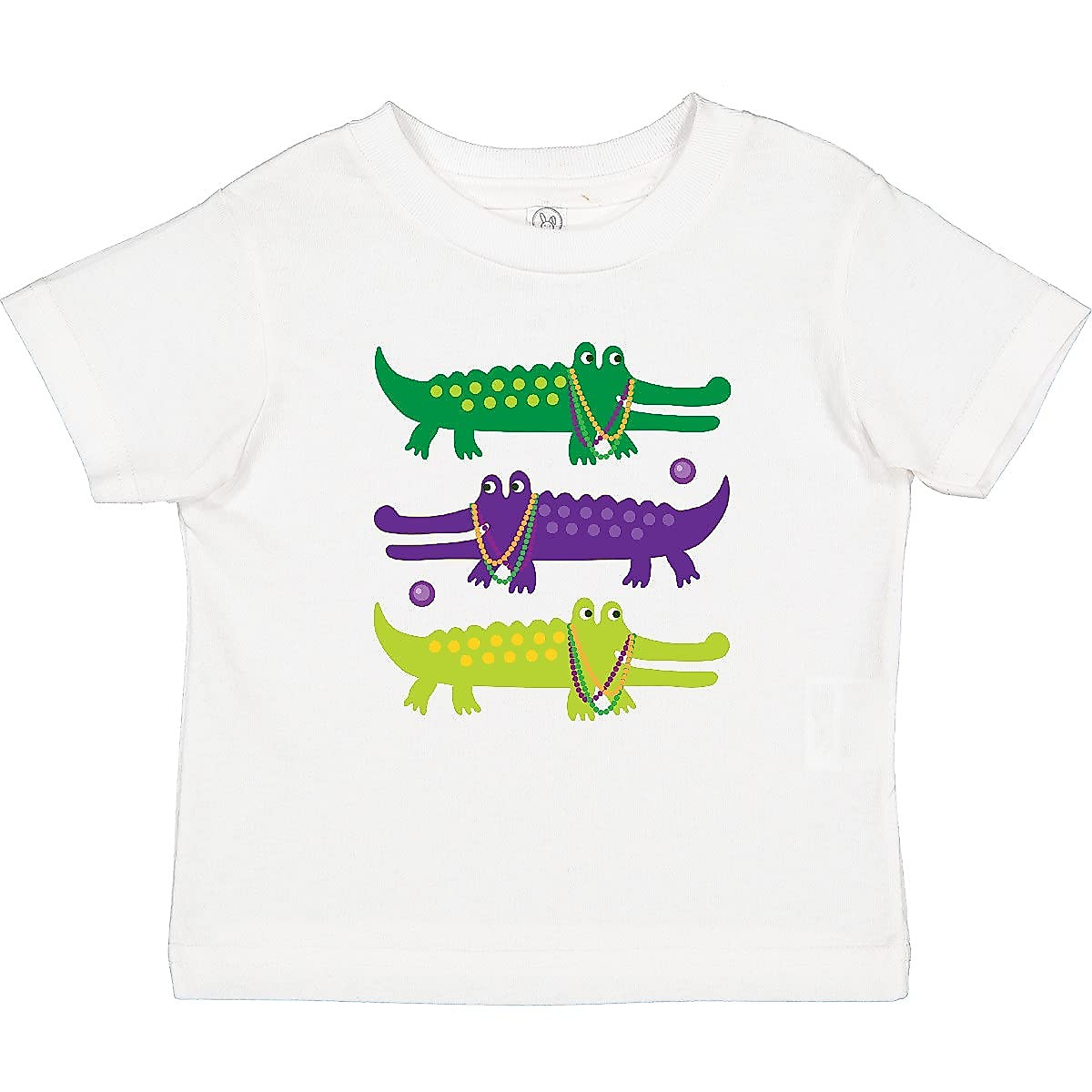 inktastic Mardi Gras Holiday Alligators Baby T-Shirt 18 Months 0020 White 393f5